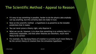 Simulation Hypothesis 2017 | PPT