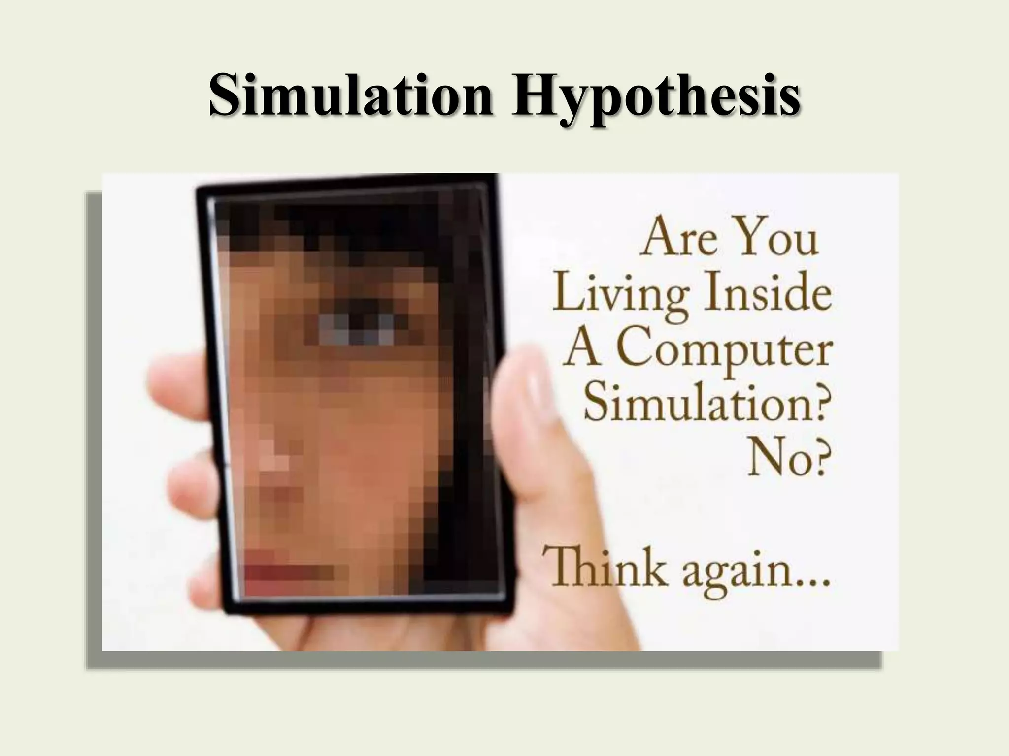 Simulation Hypothesis and Matrix Defense | PPT