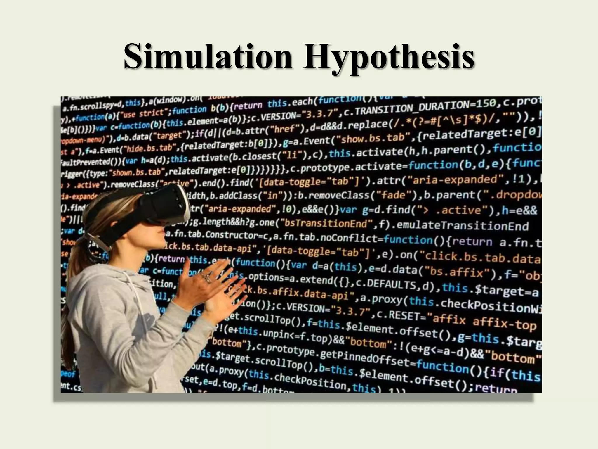 Simulation Hypothesis and Matrix Defense | PPT