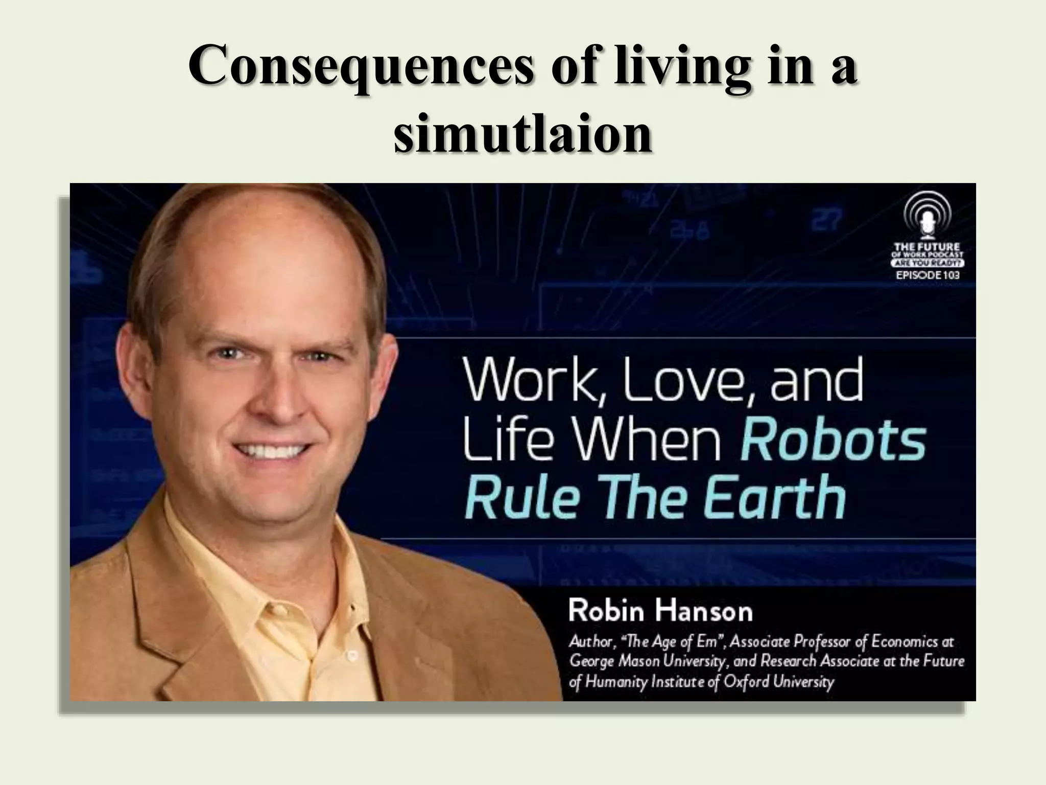 Simulation Hypothesis and Matrix Defense | PPT