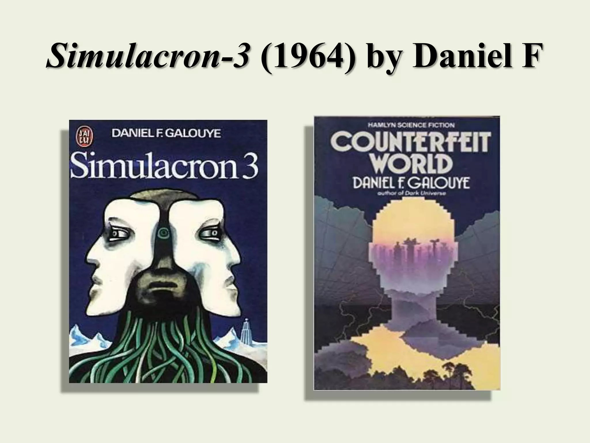 Simulation Hypothesis and Matrix Defense | PPT