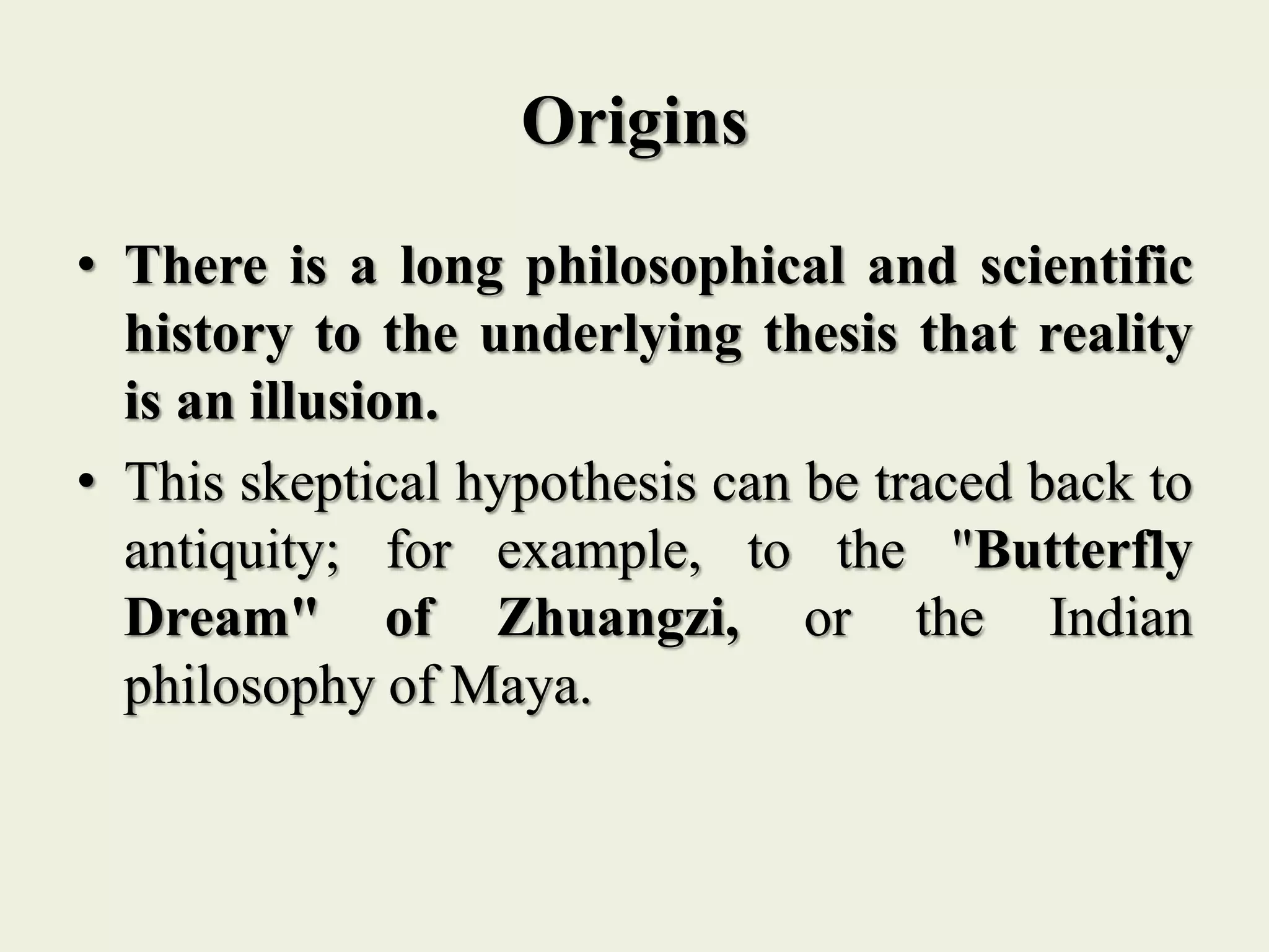 Simulation Hypothesis and Matrix Defense | PPT