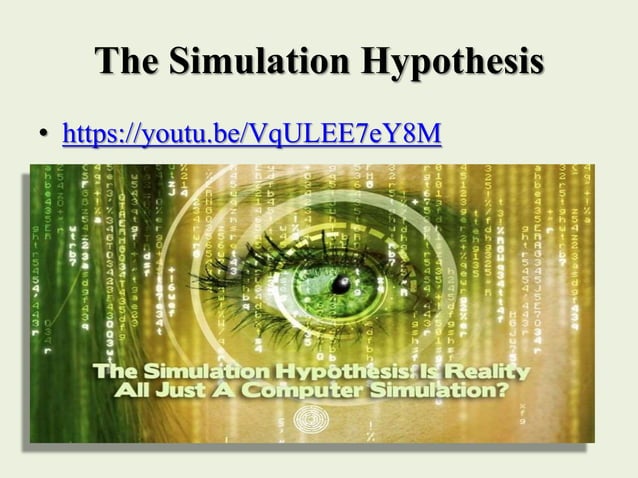 Simulation Hypothesis and Matrix Defense | PPT