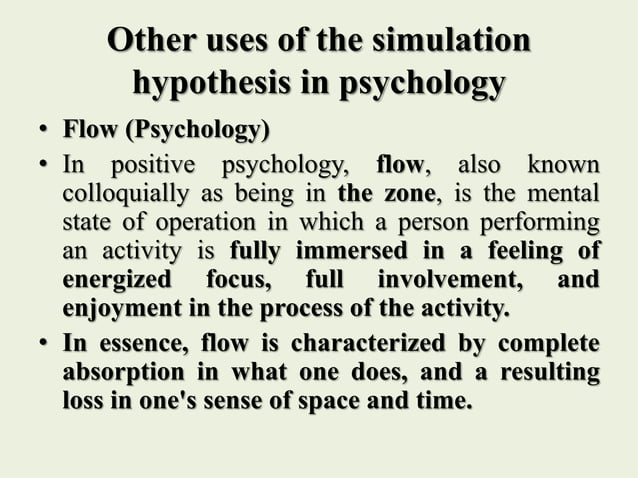 Simulation Hypothesis and Matrix Defense | PPT