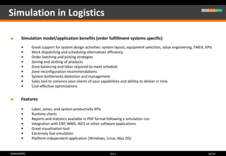 Simulation in logistics - SIMANDO | PPT