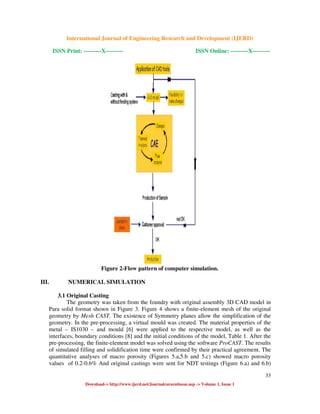 Simulation in the production of co2 sand casting components | PDF