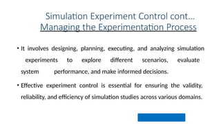 Simulation Lec#13 (Simulation Experiment Control)a.pptx