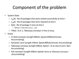 Simulation model sortation system | PPT