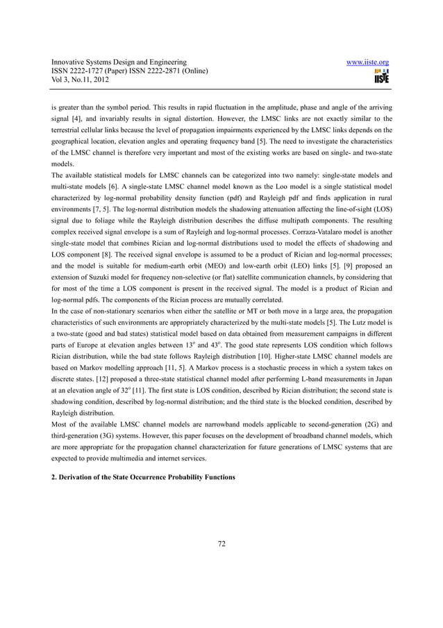 Simulation Model For A Frequency Selective Land Mobile Satellite