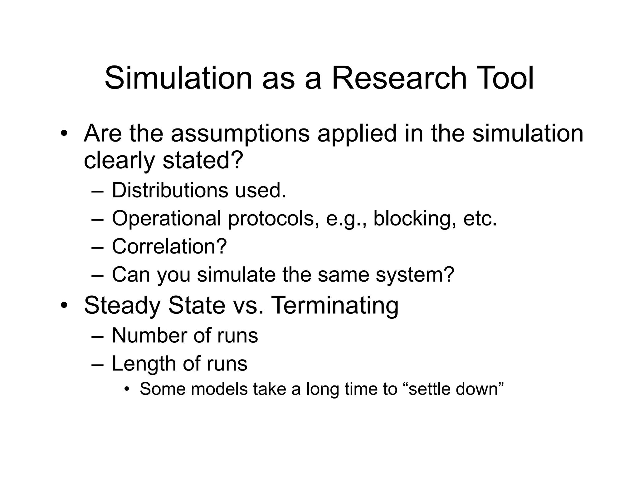 Simulation Models As A Research Methodppt Physics Science