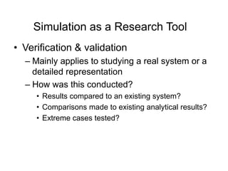 Simulation Models as a Research Method.ppt