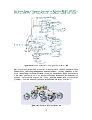 Simulation of eight wheeled rocker bogie suspension system using | PDF