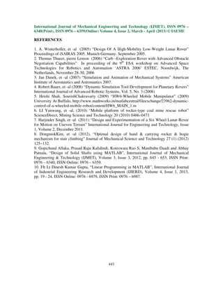 Simulation of eight wheeled rocker bogie suspension system using | PDF