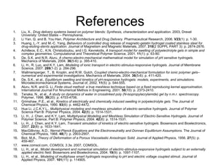 Simulation Of Hydrogel Micro Actuation | PPT