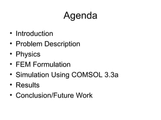 Simulation Of Hydrogel Micro Actuation | PPT