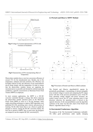 Simulation of incremental conductance mppt with | PDF