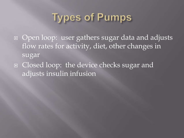 Simulation of insulin pump | PPTX