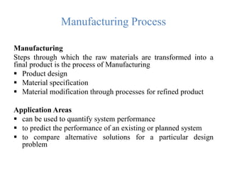 Simulation of Manufacturing System | PDF