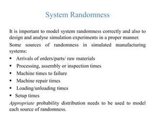 Simulation of Manufacturing System | PDF