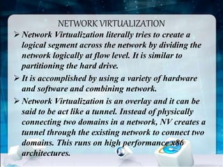 Simulation of network through virtualization technique | PPTX | Computer Networking | Computing