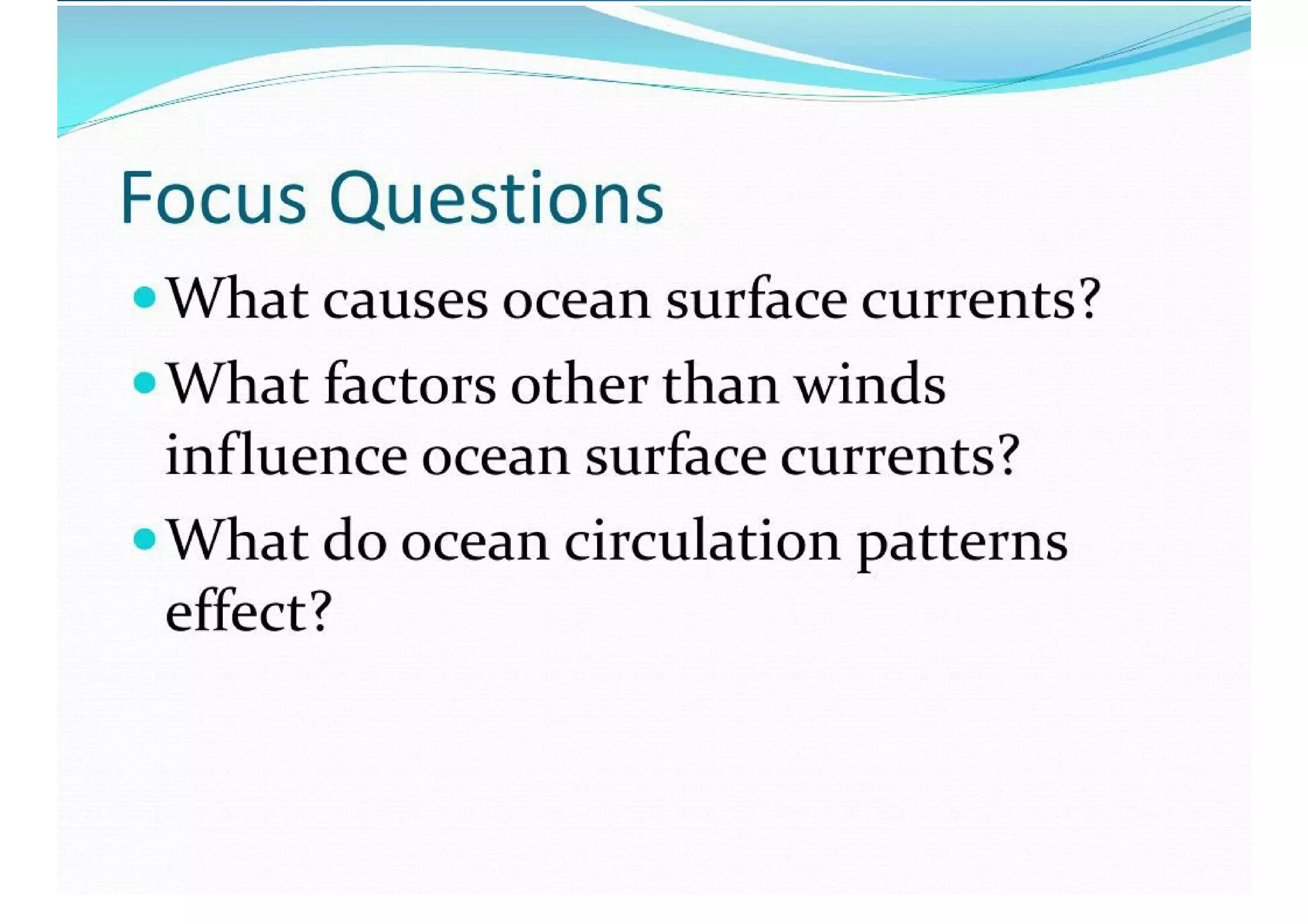 Simulation Of Ocean Surface Currents Ppt