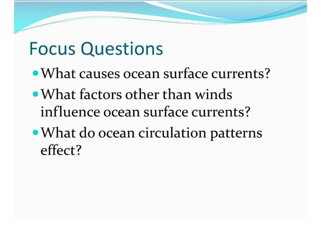 Simulation Of Ocean Surface Currents | PPT