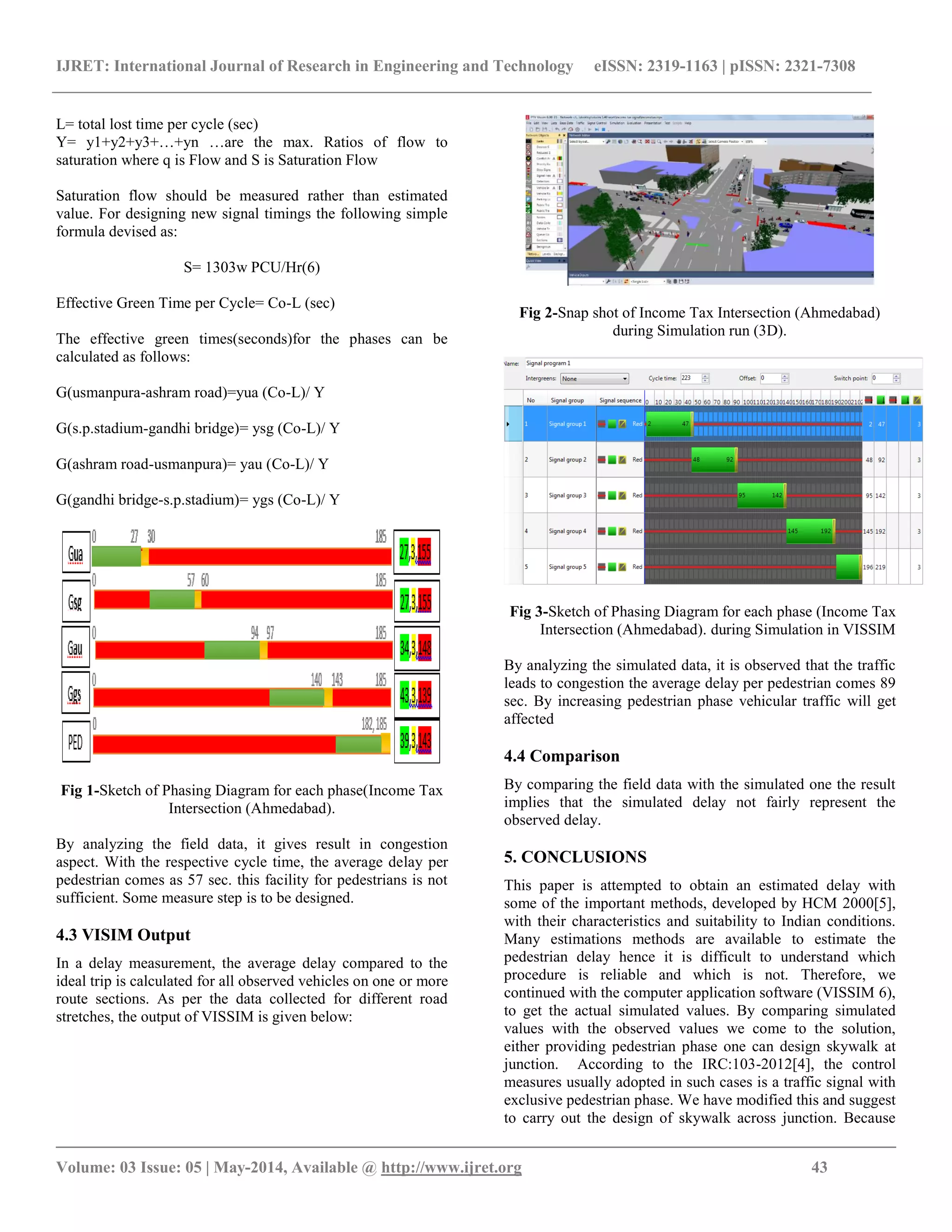 Simulation of pedestrian at intersection in urban congested area | PDF