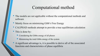 Simulation of phase diagram and its advantages | PPTX