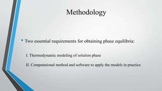 Simulation of phase diagram and its advantages | PPTX