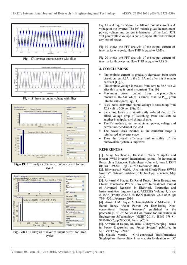 Simulation of photovoltaic system connected with full bridge inverter using matlab simulink ...