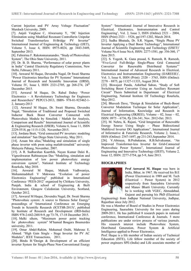 Simulation of photovoltaic system connected with full bridge inverter using matlab simulink ...