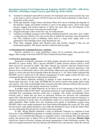 SIMULATION OF PRESSURE VARIATIONS WITHIN KIMILILI WATER SUPPLY SYSTEM USING EPANET | PDF | Civil ...