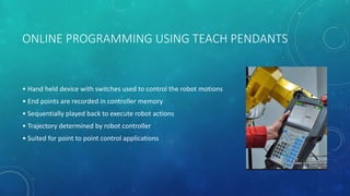 Simulation of robotic positions and programming | PPT