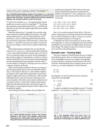 Simulation of the physics of flight | PDF
