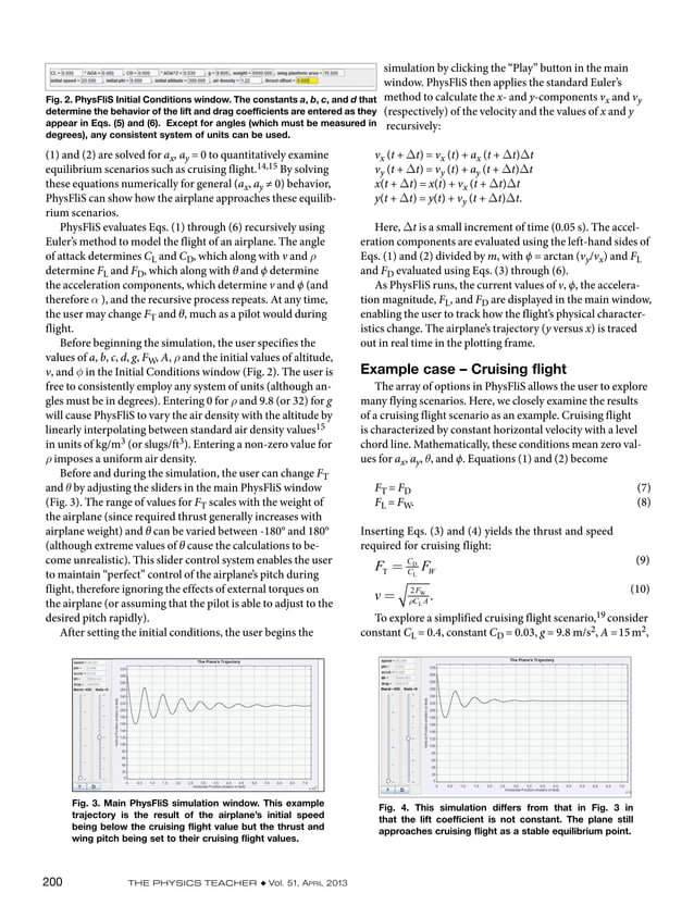 Simulation of the physics of flight | PDF | Physics | Science