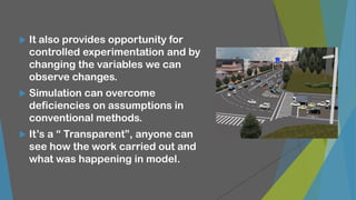 Simulation of traffic engg. | PDF