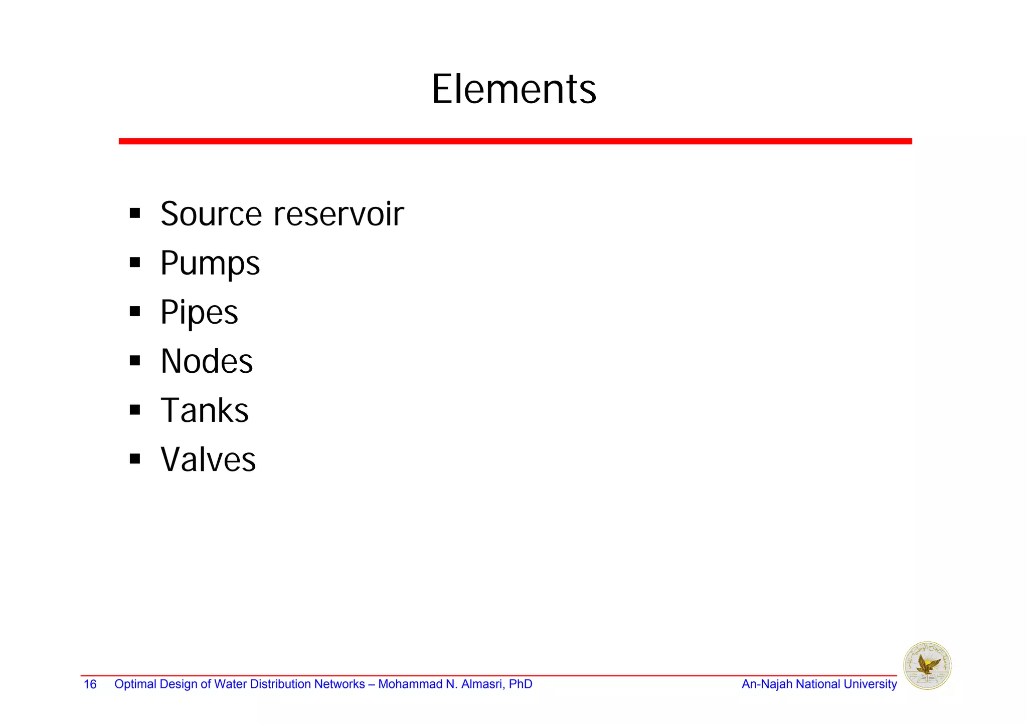 Simulation Of Water Distribution Networks The Use Of Epanet Pdf