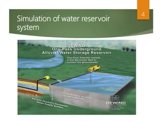 Simulation of water reservoir | PPTX