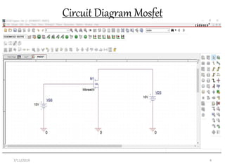 Simulation Using OrCAD pSPICE of Mosfet (input and output ...