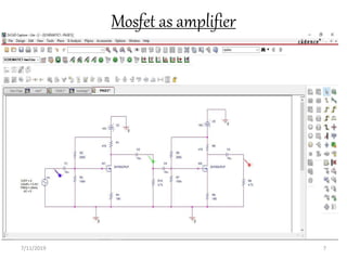 Simulation Using OrCAD pSPICE of Mosfet (input and output ...