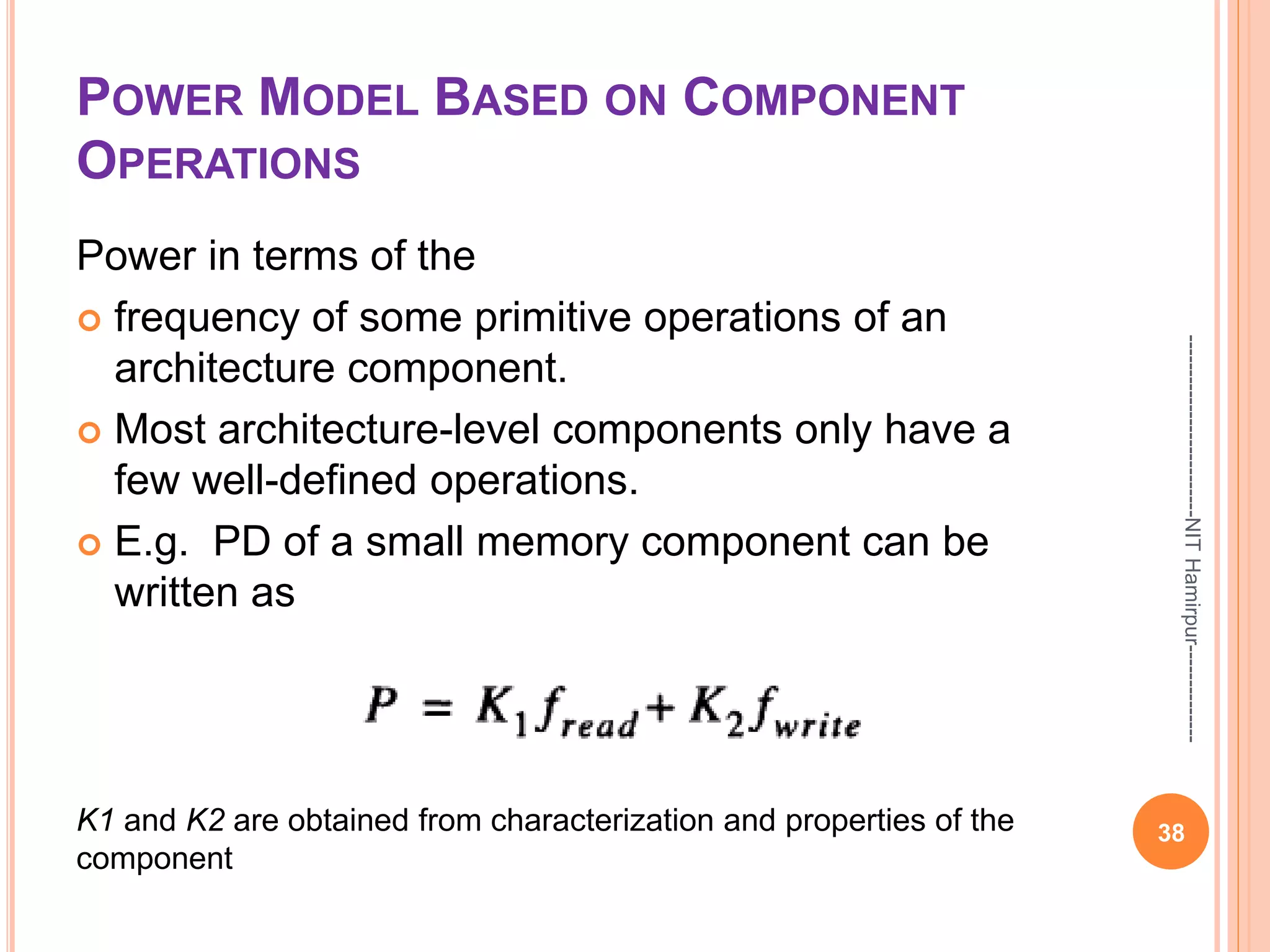 Simulation Power Analysis Low Power Vlsi Pptx Computer Software And