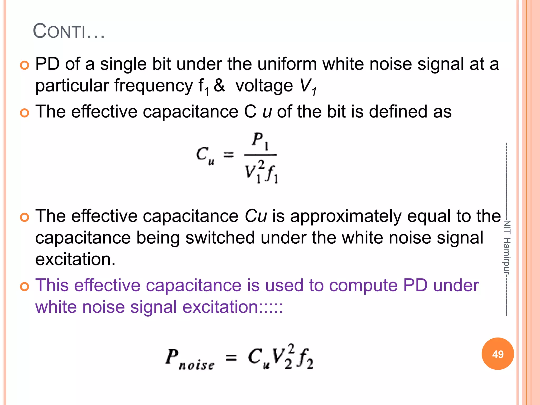 Simulation Power Analysis Low Power Vlsi Pptx Computer Software And