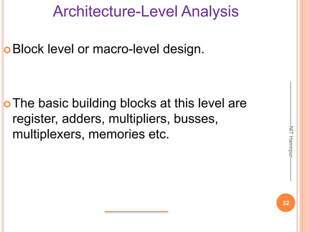 Simulation Power Analysis Low Power Vlsi Pptx Computer Software And