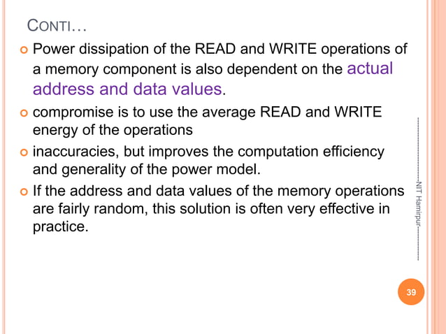 Simulation Power Analysis Low Power Vlsi Pptx Computer Software And