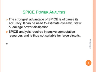 Simulation power analysis low power vlsi | PPTX