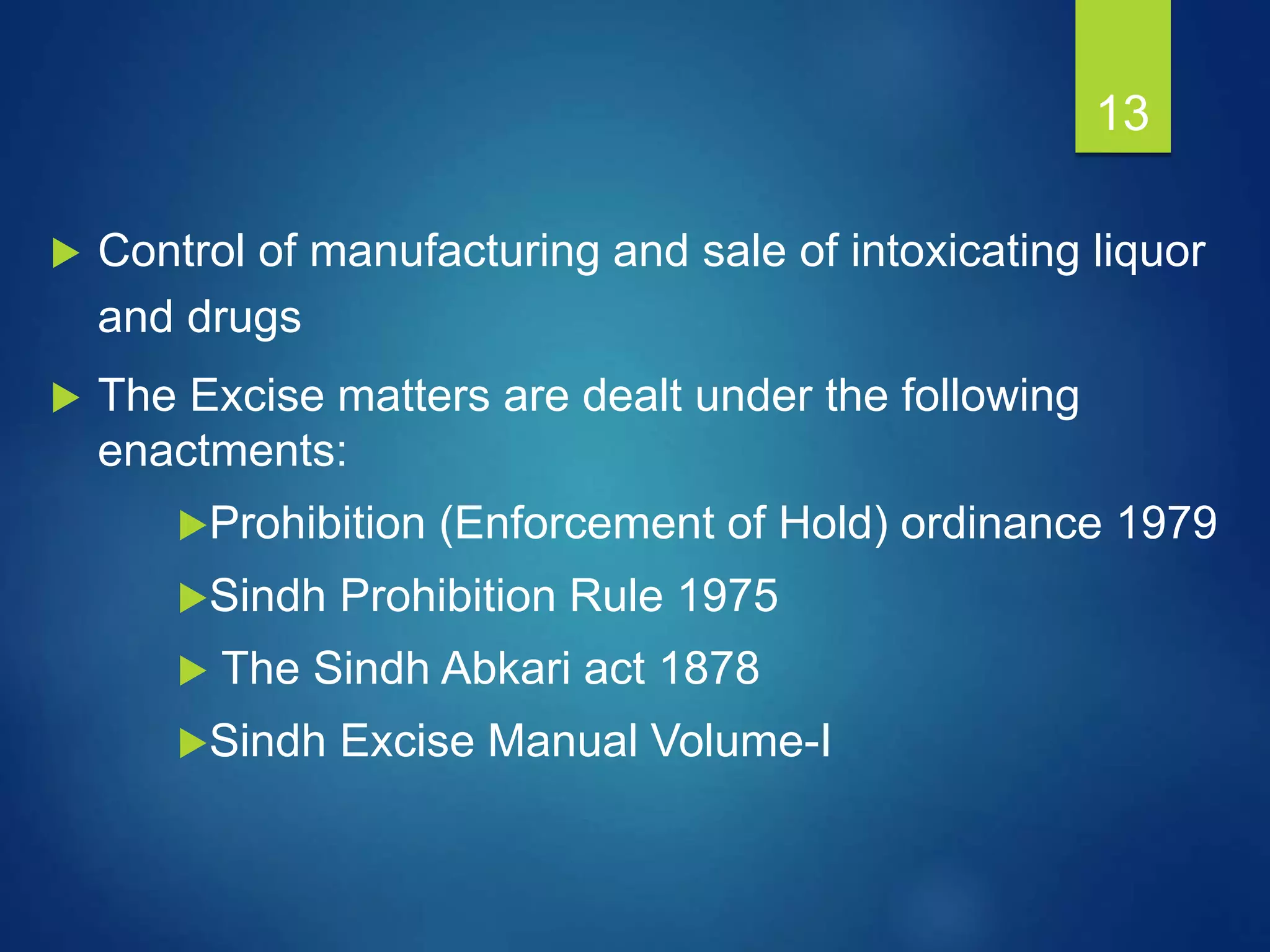 Excise and Taxation department Sindh | PPTX