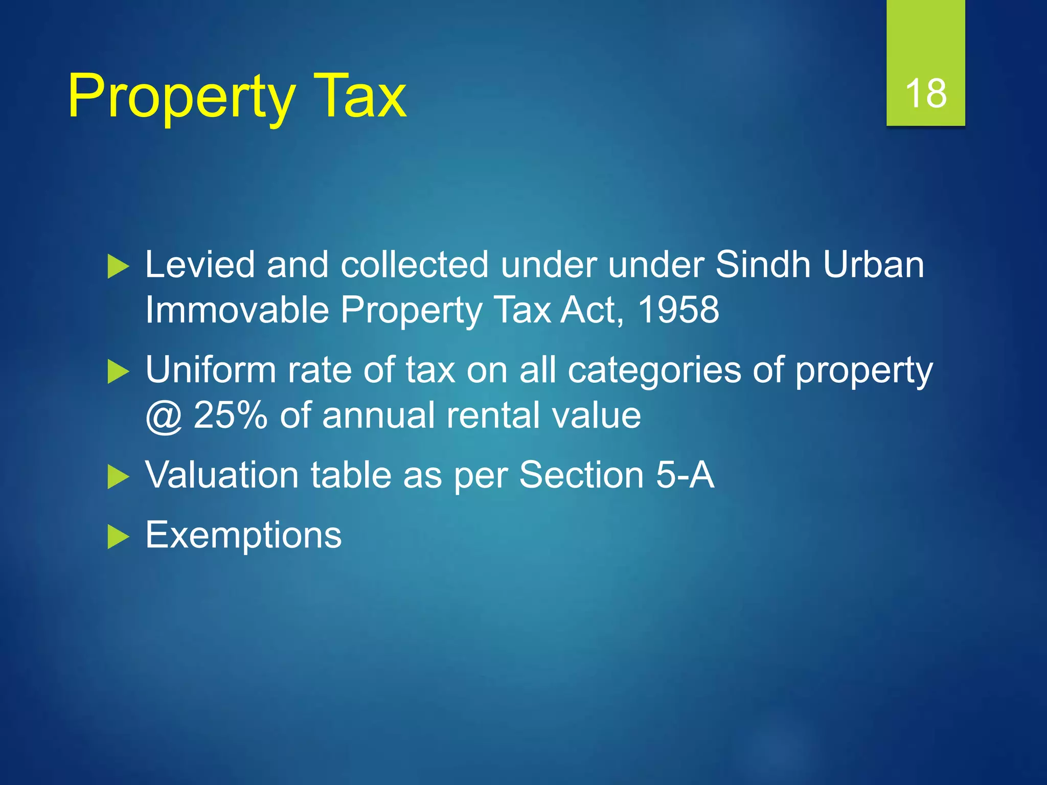 Excise and Taxation department Sindh | PPTX