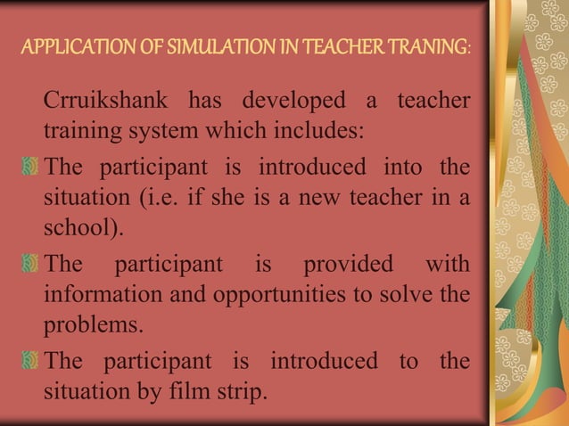 SIMULATION PPT NEW.ppt | Education