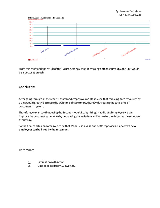 Simulation Project Report | DOCX | Grocery Shopping | Shopping