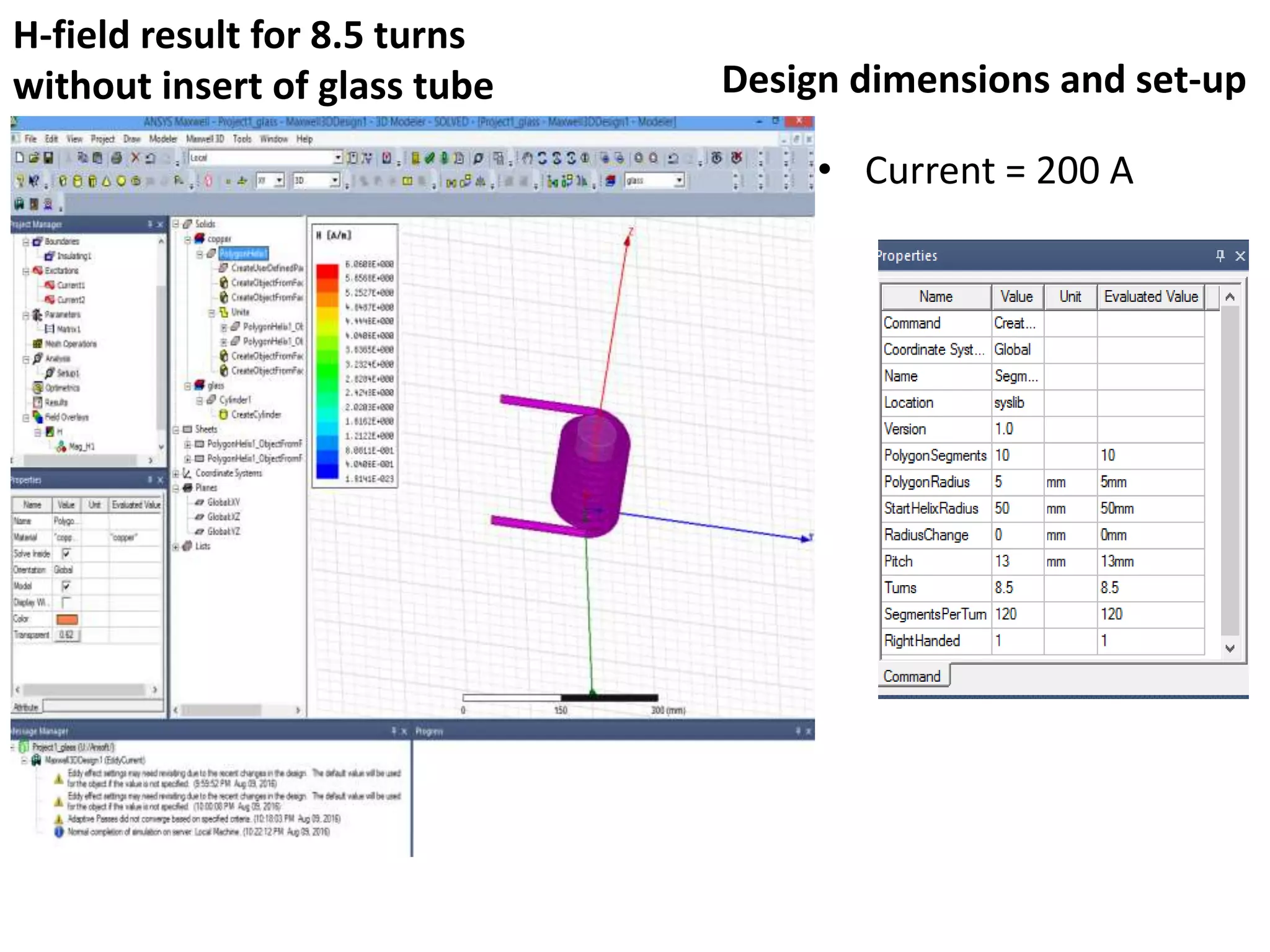 Simulation Results Of Induction Heating Coil Pptx Physics Science